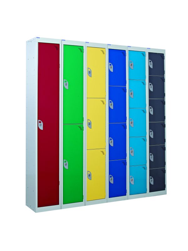 QMP Standard Lockers – 6 Tier (6 Doors) High-Density Storage